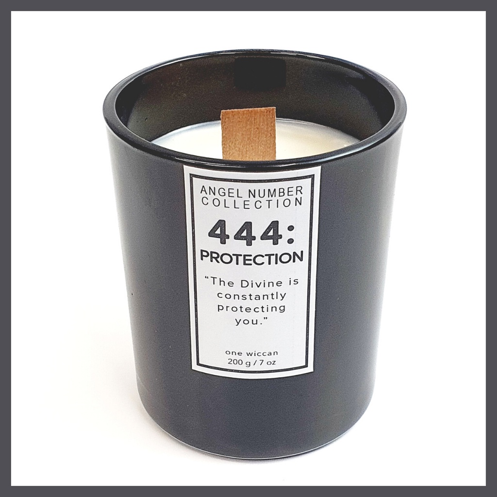One Wiccan Angel Numbers/Divine Message Candle 200g –111, 333, 444, 777 ...