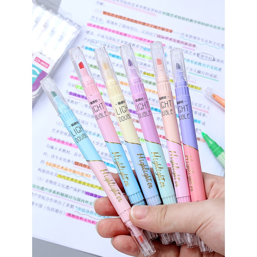 Chosch (CS-H753) 6pcs DIY Sugar Pastel Color Highlighter Set | Shopee ...