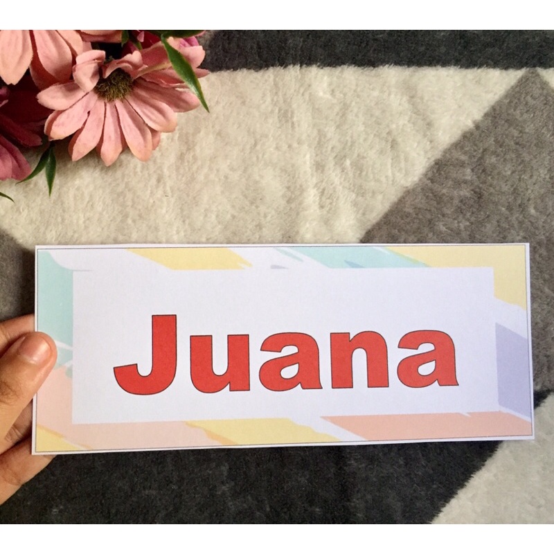 PERSONALIZED LAMINATED NAME TAG | Shopee Philippines