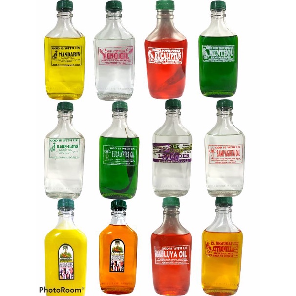 Plastic Bottle & Jr. Lapad Massage Oils (Sampaguita, Menthol, Luya ...