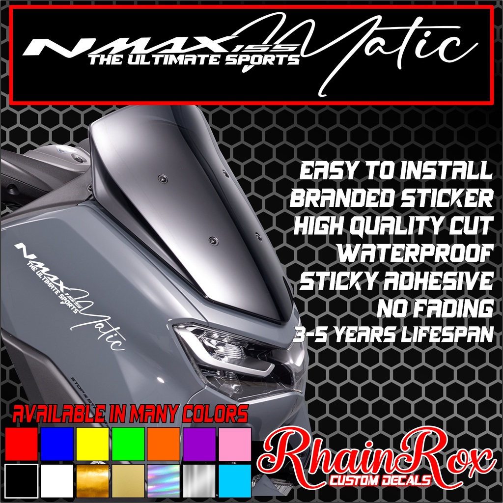 nmax ultimate sports matic sticker | Shopee Philippines