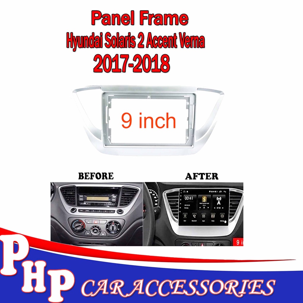 9 inch Radio Frame 2din Head Unit fascia car Stereo Panel for HYUNDAI ...