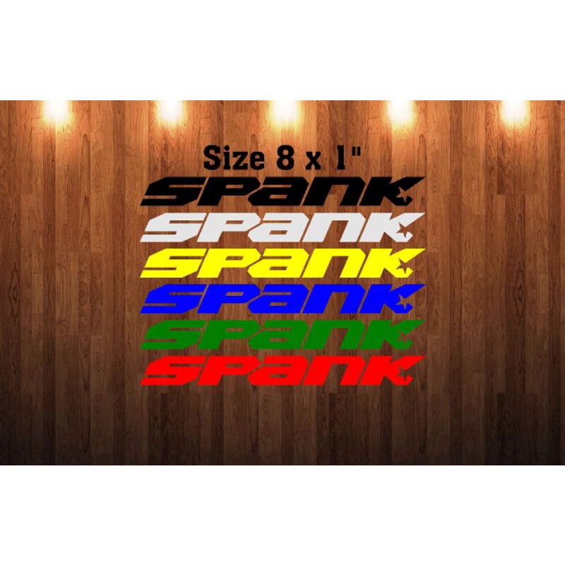 SPANK DESIGN STICKER DECAL | Shopee Philippines