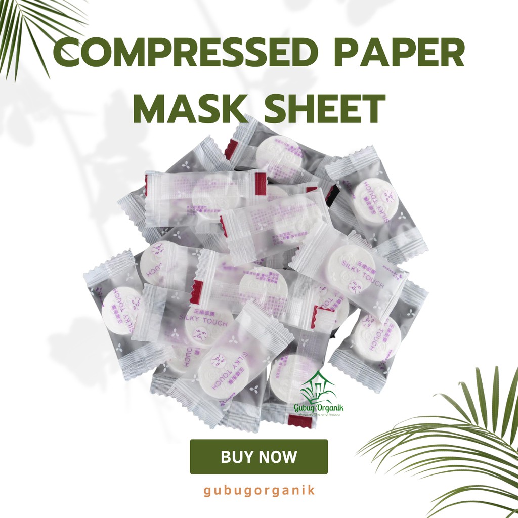 Compressed Paper Mask Sheet - Tablet-shaped Compressed Face Mask ...
