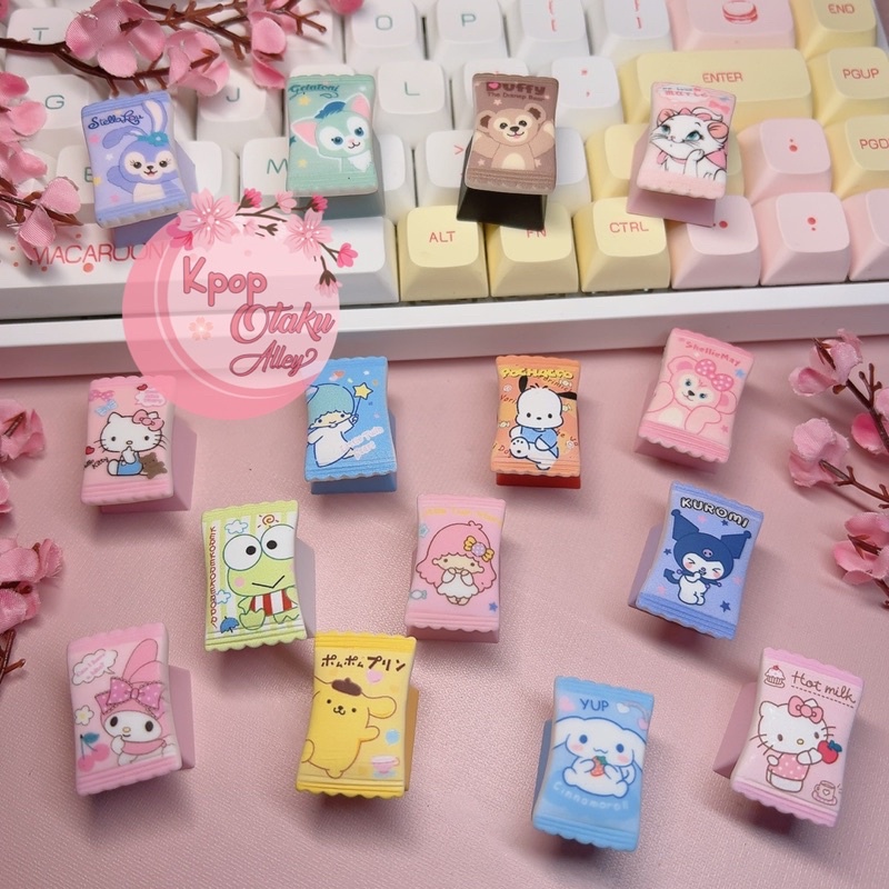 Sanrio Snack Collection C Artisan Keycaps | Kpop Otaku Alley Keycaps ...