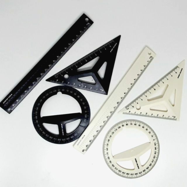 Three-Dimensional Geometric SET TECHNICAL DRAWING RULER ARLN0435 ...