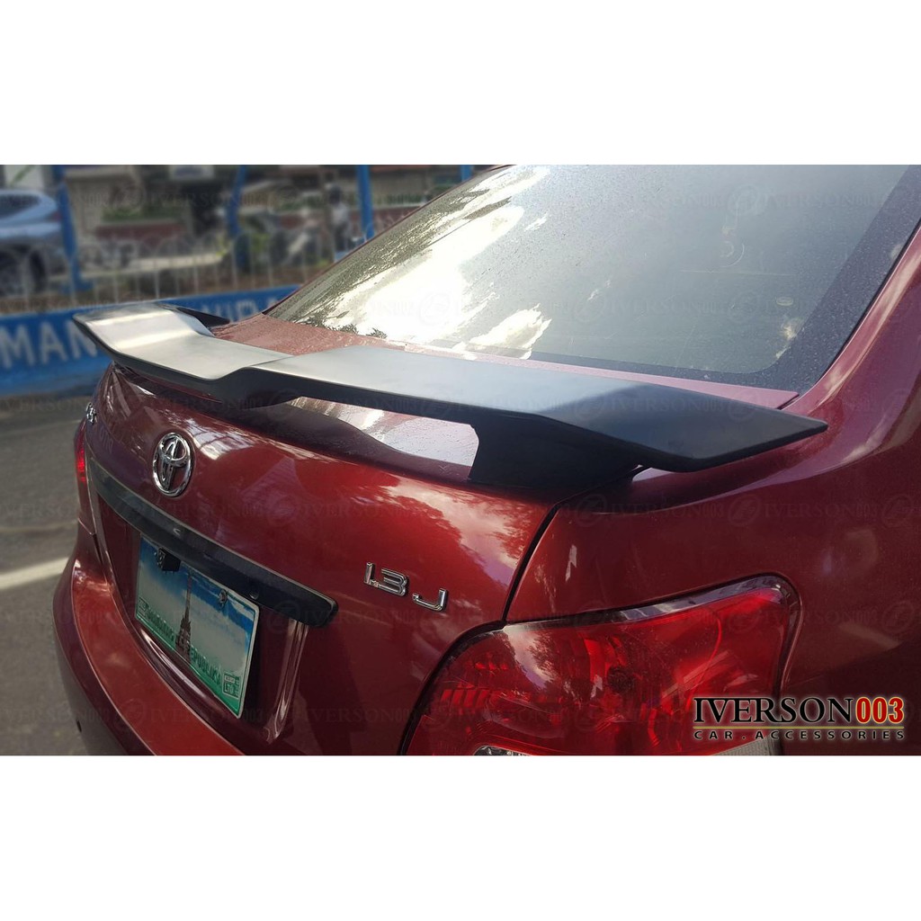 Rear Spoiler with 3rd Brakelight for Toyota Vios Batman 2008 to 2013 ...