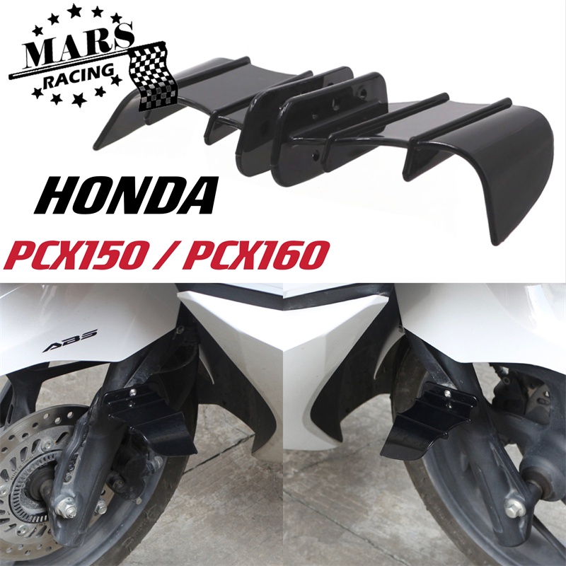 Motorcycle Accessories Front Spoiler Winglet Aerodynamic Wing Kit ...