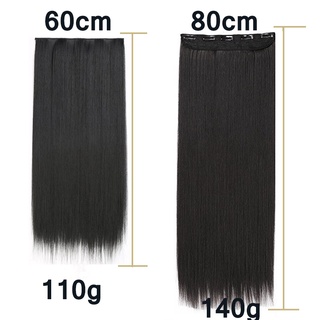 [Value Choice] 80cm Super Long Straight Hair Invisible Natural ...