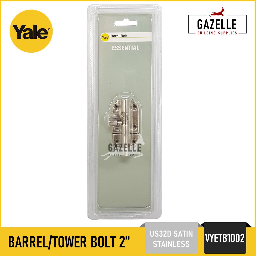 Yale Barrel Bolt Tower Bolt Stainless Steel Cylindrical 2 / 4 / 6 / 10 ...
