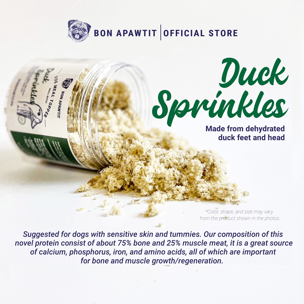 Duck Sprinkles Meal Topper for Dogs (80g) | Shopee Philippines