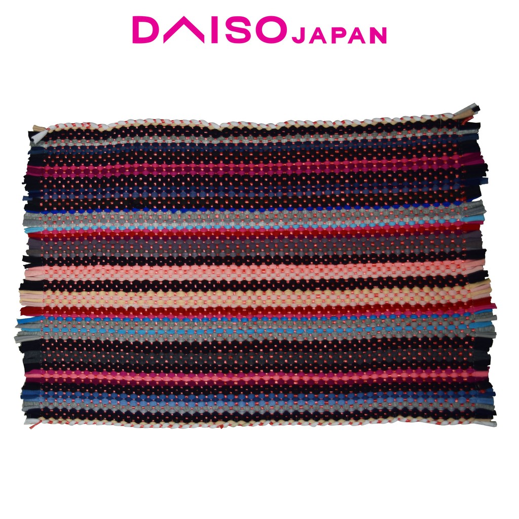Daiso Woven Cotton Rug | Shopee Philippines