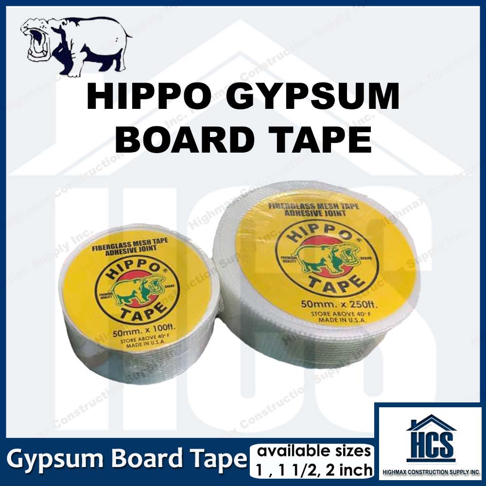 Gasa Fiberglass Hippo Mesh Tape for Ceiling/Wall Boards Jointing 2” or ...