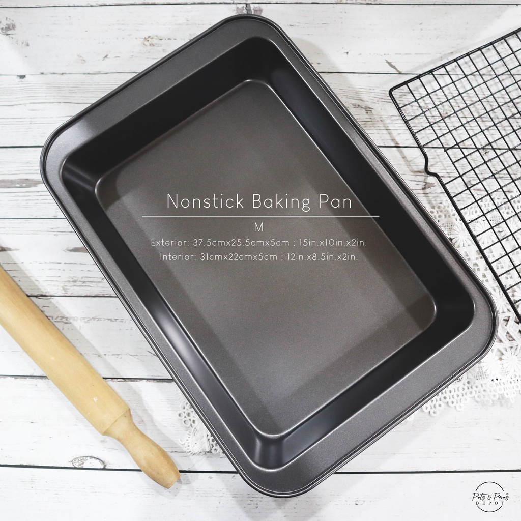 Nonstick Rectangular Baking Pan | Shopee Philippines