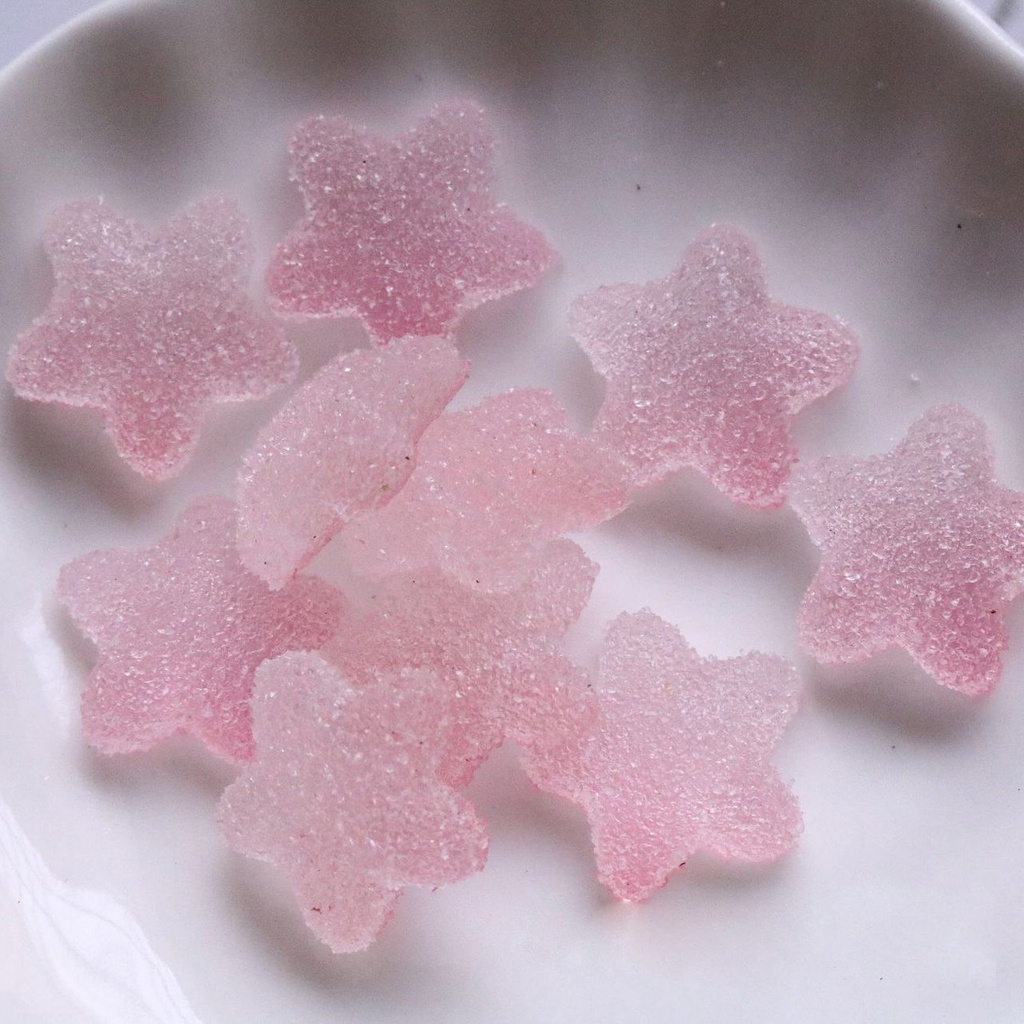 Cute Star Sugar Croc Accessories Gummy Jibitz Charm Candy Croc Jibbits ...