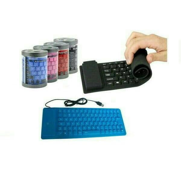 Usb FLEXIBLE KEYBOARD FLEXIBLE USB KEYBOARD Elastic LAPTOP KEYBOARD ...