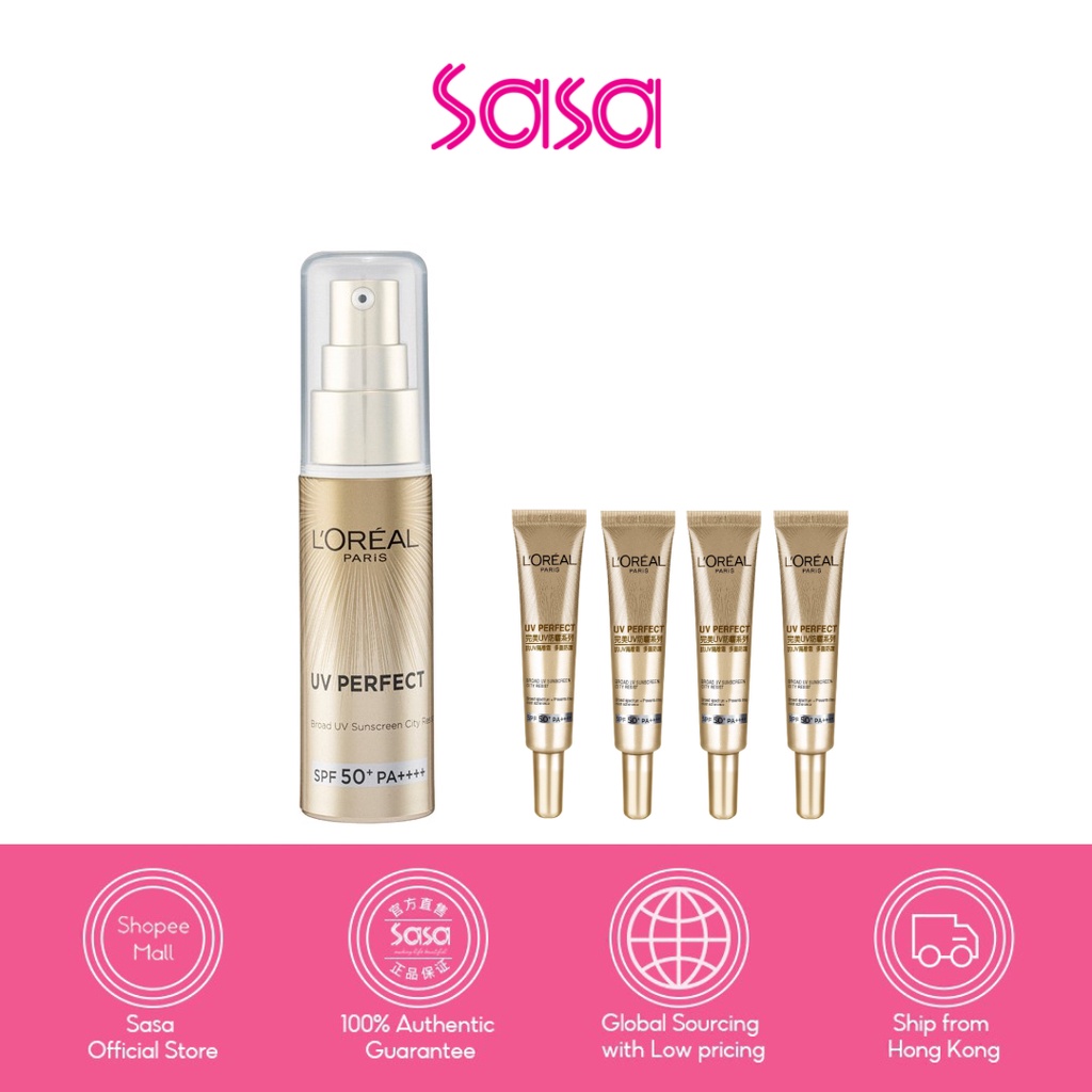 L'Oreal Paris UV Perfect Sunscreen Set | Shopee Philippines