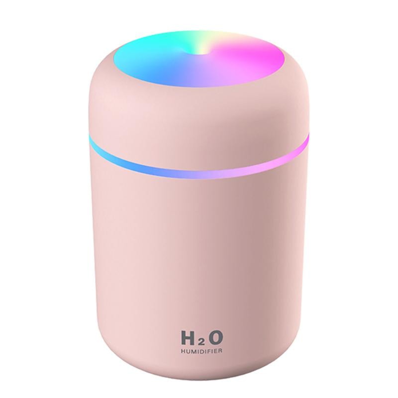 300ml Air Humidifier Purifier with RGB LED Light USB Portable Essential ...