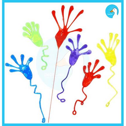BebeCare! Sticky Fingers Wacky Fun Stretchy Glitter Sticky Hands BT0085 ...