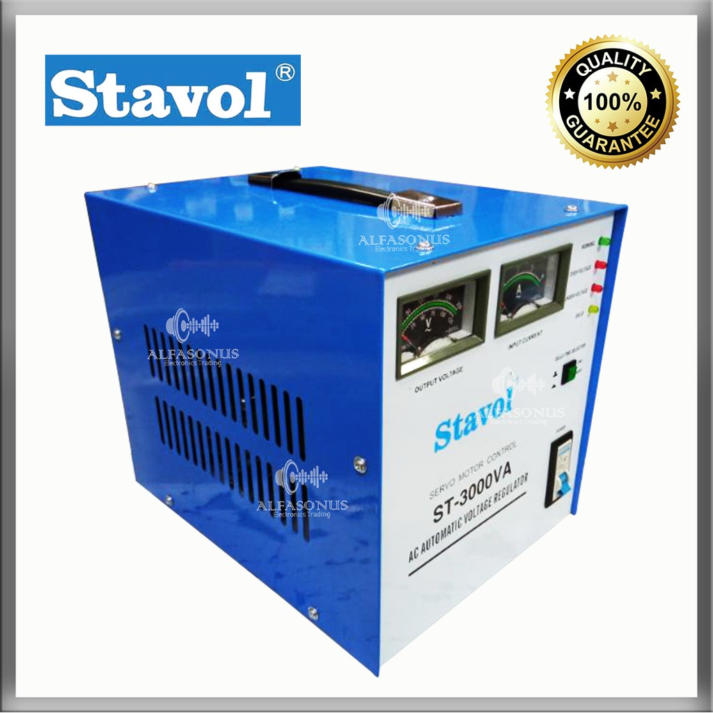 Stavol 3000W AVR ST-3000VA / SVC-3000VA Automatic Voltage Regulator 100 ...