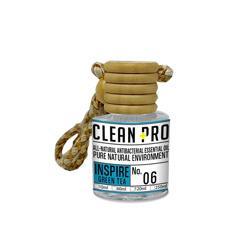 Clean Pro Inspire Green Tea Scent Hanging Diffuser 10ml | Shopee Philippines