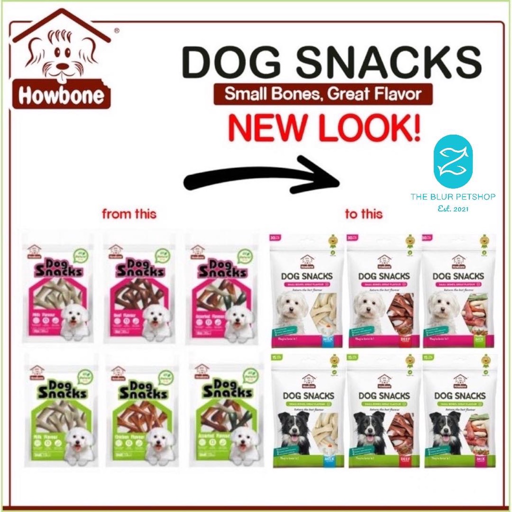 15pcs / 30pcs Howbone How Bone Dog Snacks Dog Treats Dog Food Pet ...