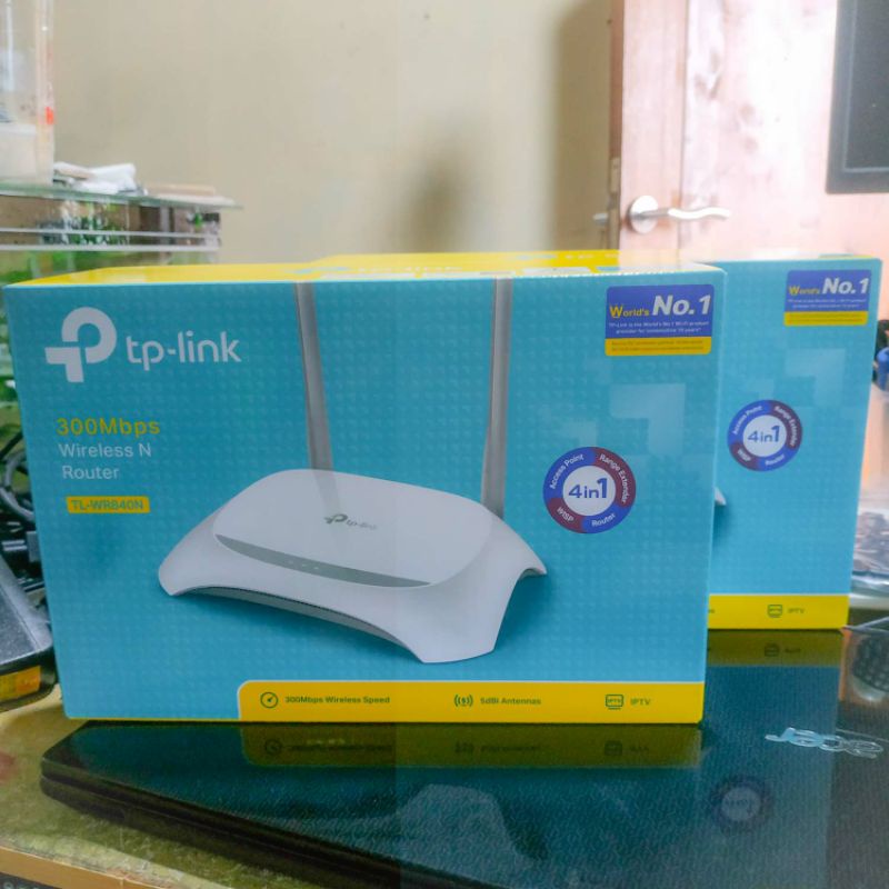 TP-LINK Wireless Router TL-WR840N wifi Router wisp ap extender | Shopee ...