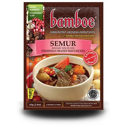 Bamboe SEMUR Seasoning 69 Grams | Shopee Philippines