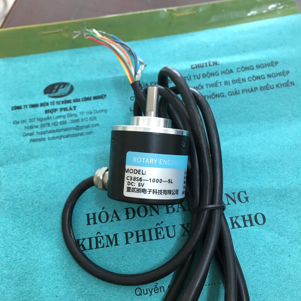 Rotary Encoder Encoder 1000 pulses 5VDC C38S6-1000-5L | Shopee Philippines