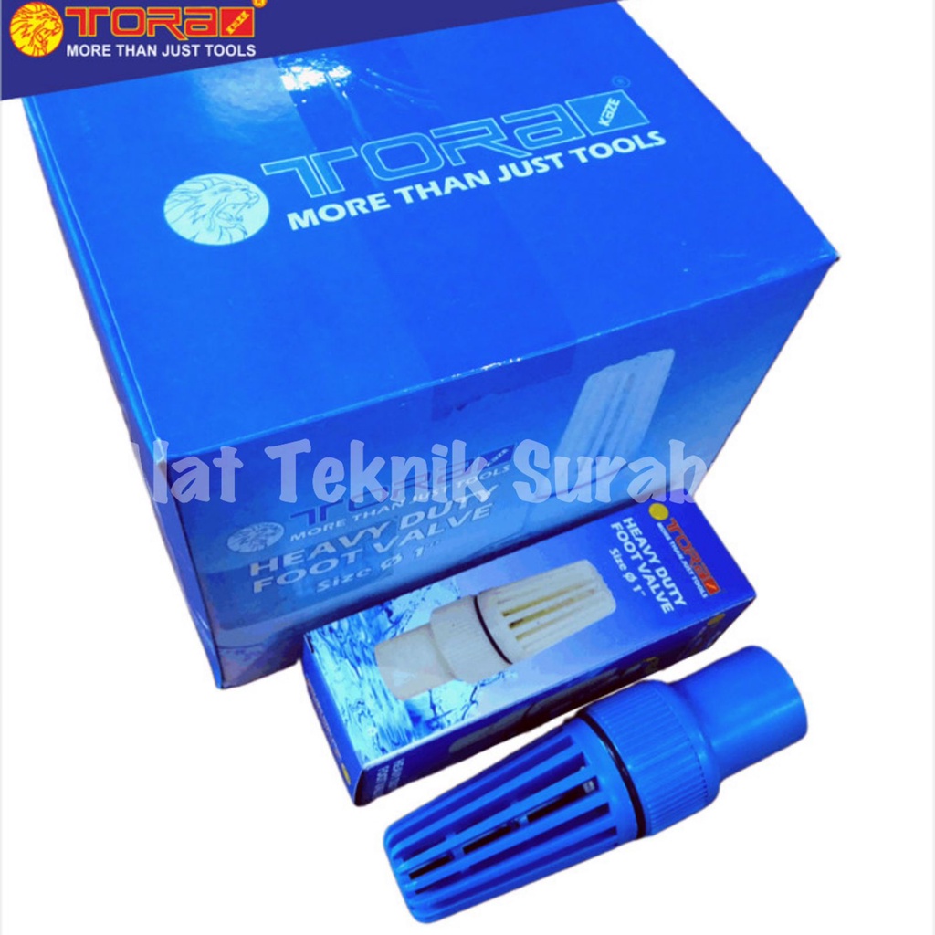 Pvc Long TORA FOOT FOOT 3/4 "INCH JUMBO + Filter VALVE PLASTIC HD HEAVY ...