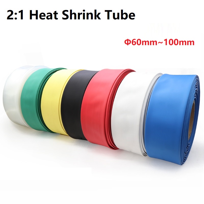1M Diameter 60 70 80 90 100mm 2:1 Heat Shrink Tube Insulation Tubing ...