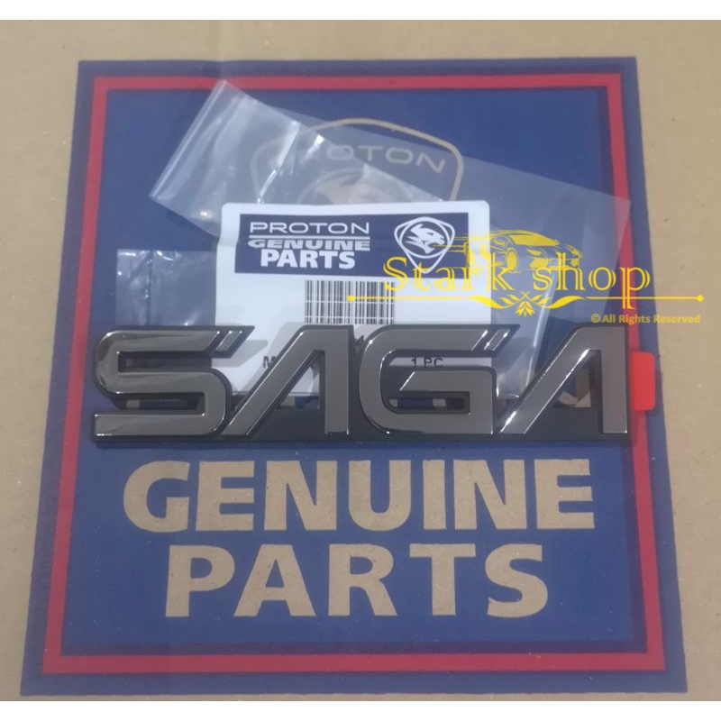 PROTON SAGA REAR BONNET EMBLEM SAGA EMBLEM MARK | Shopee Philippines