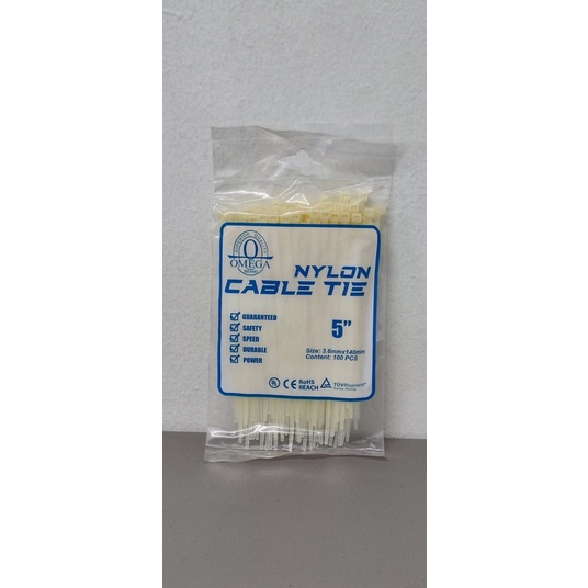 OMEGA Nylon Cable Tie (4”/5”/ 6”/7”/8”) | Shopee Philippines