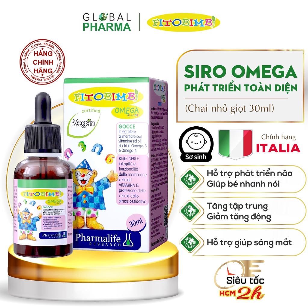 Fitobimbi Omega Junior Syrup - Supplementing Omega 369, DHA, EPA to ...