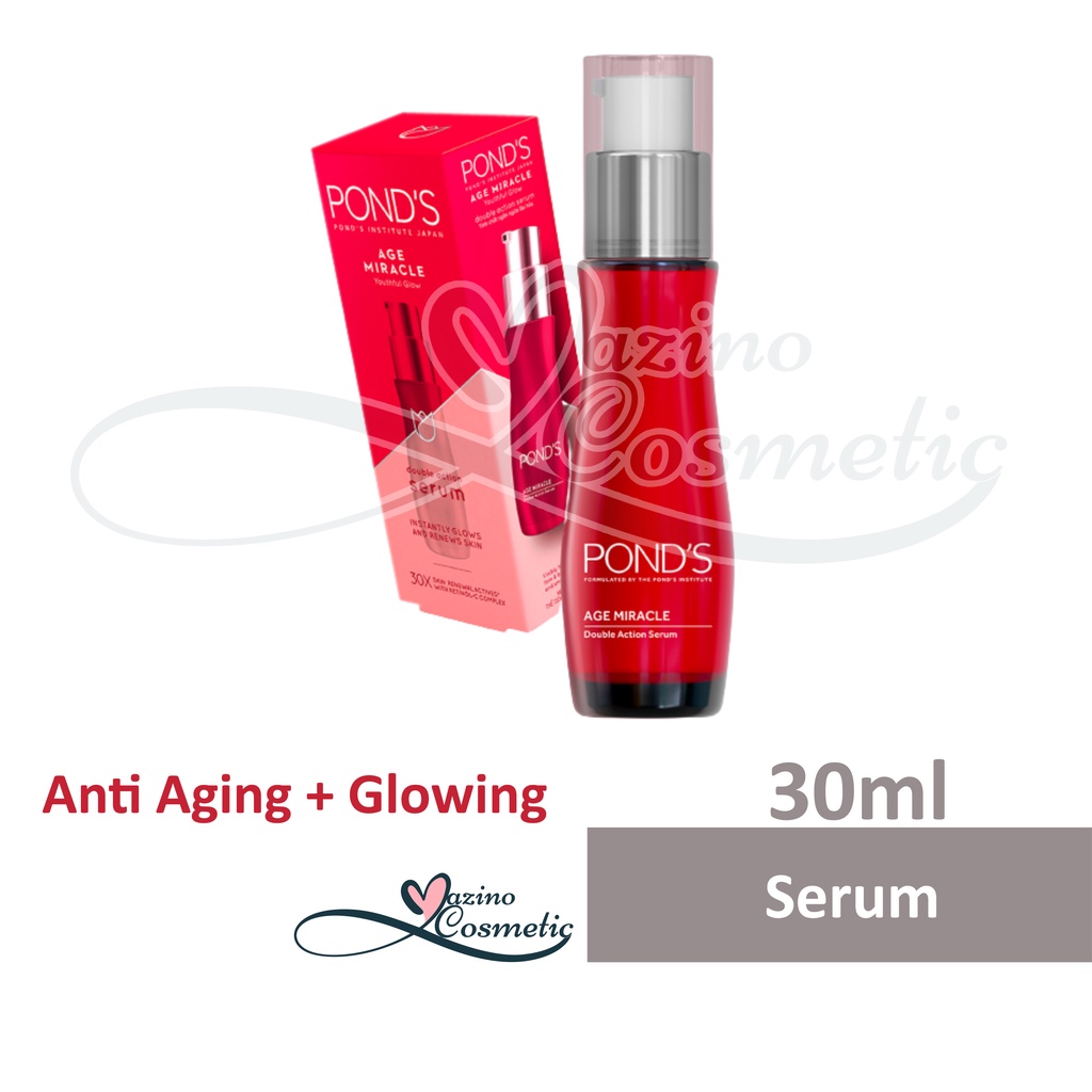 Ponds Age Miracle Anti Aging Face Serum+Glowing Serum With Retinol ...