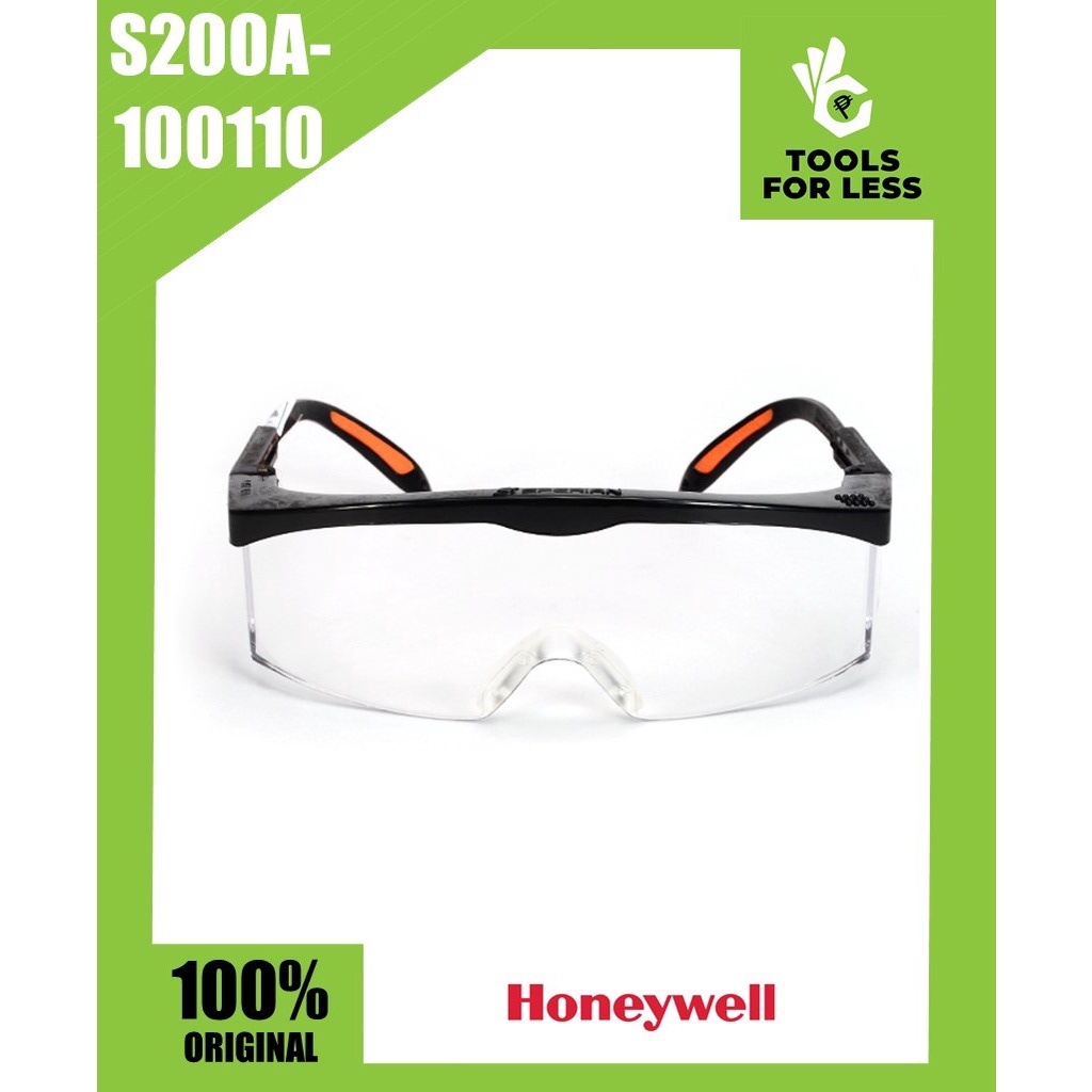 Honeywell Safety Goggles Model: 100110 - S200A Made in Taiwan | Shopee ...