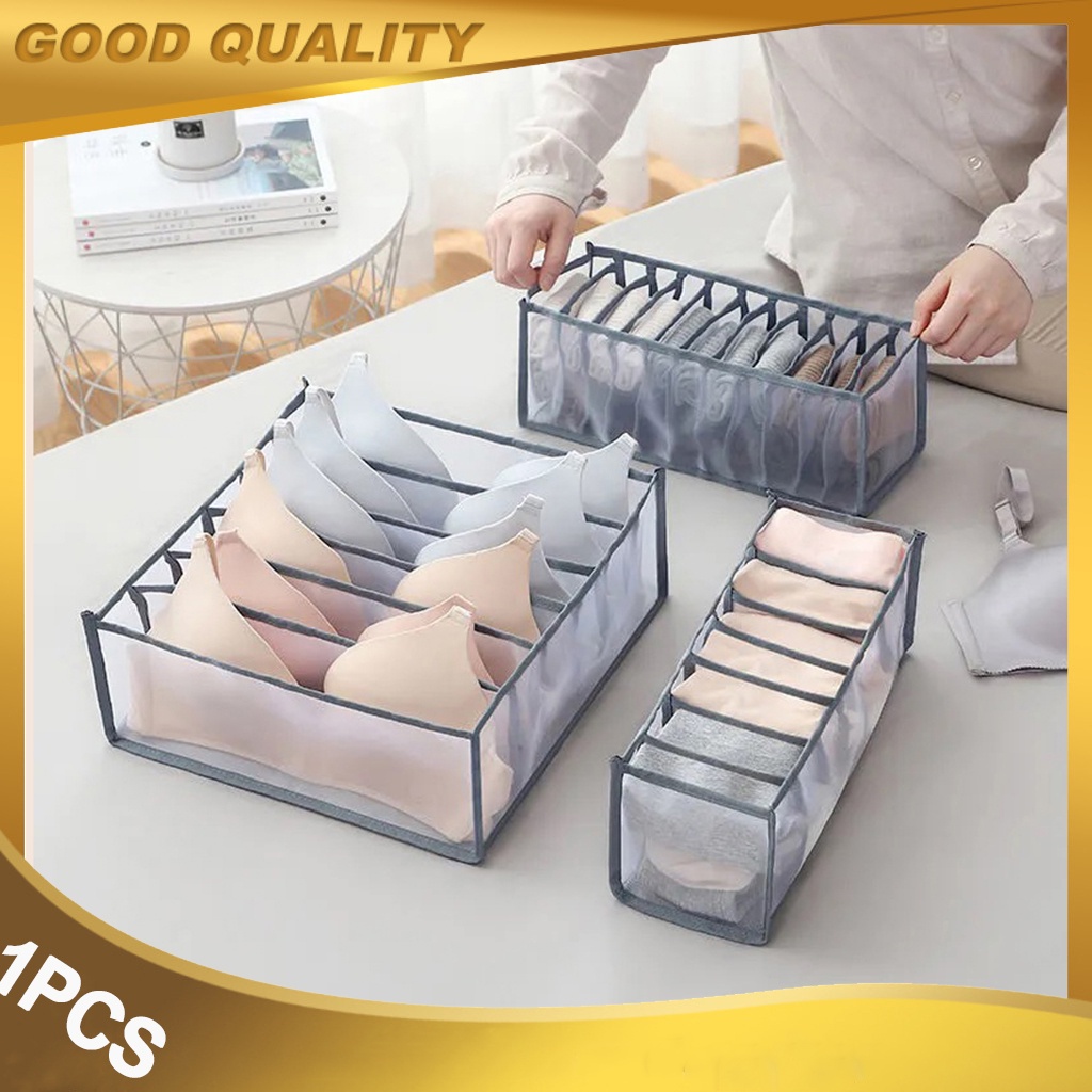 Organizer for Underwear Storage Boxes for Socks Bra Foldable Separated ...
