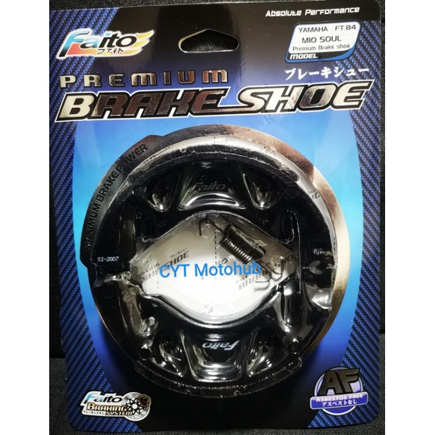 FAITO Brake Shoe Mio - Aerox - Sniper 135 - FZ16 - Vega Force Fi ...