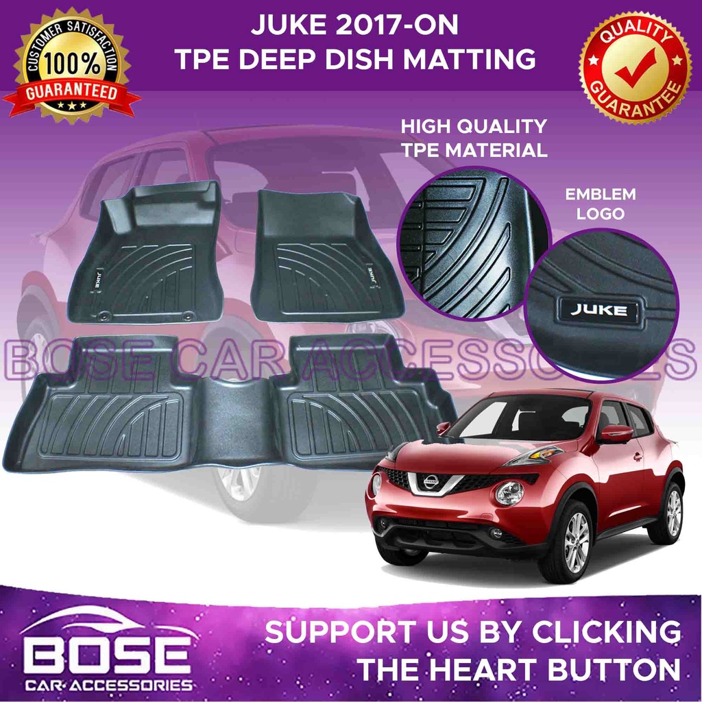 TPE / 5D / 5D Diamond Car Deep Dish Matting for Nissan Juke 2016 ...