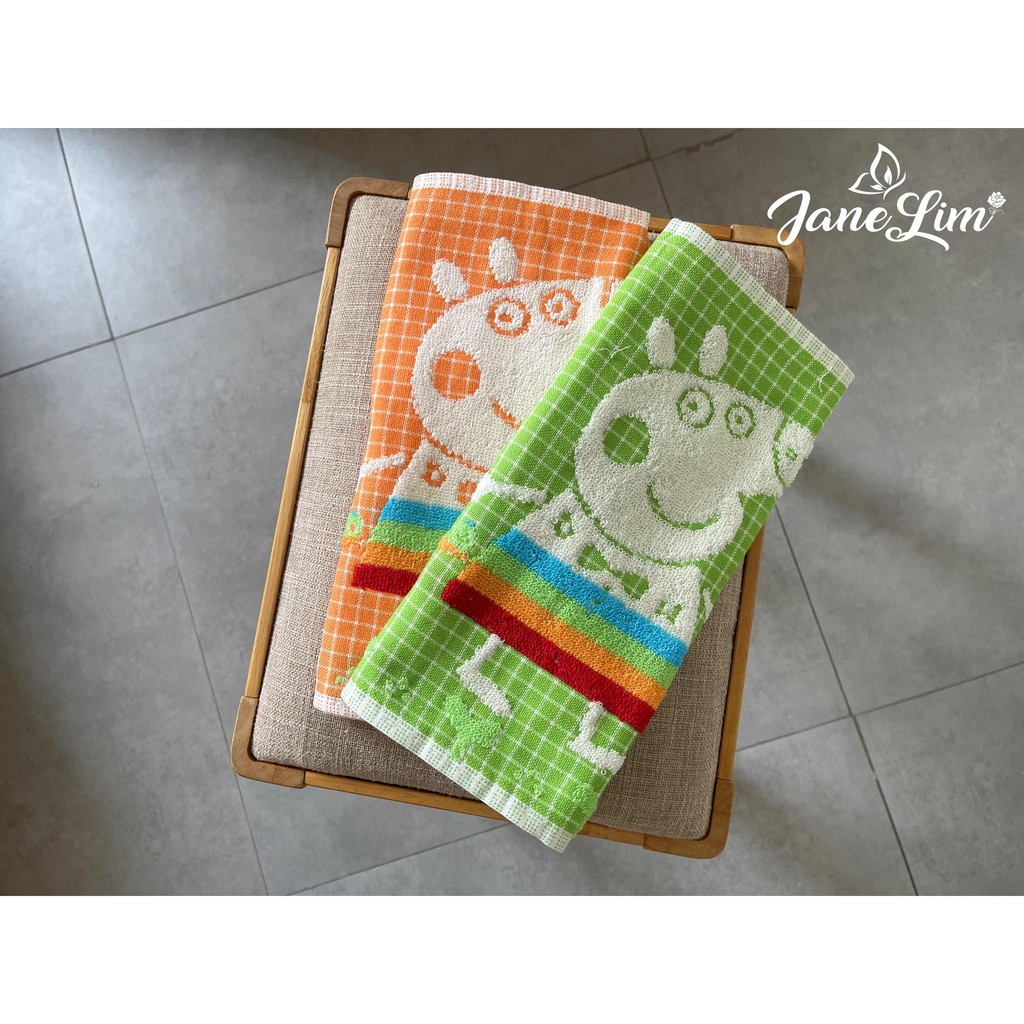 Cartoon Hand towel /Head towel 100% class A 2 pcs / 3 pcs | Shopee ...