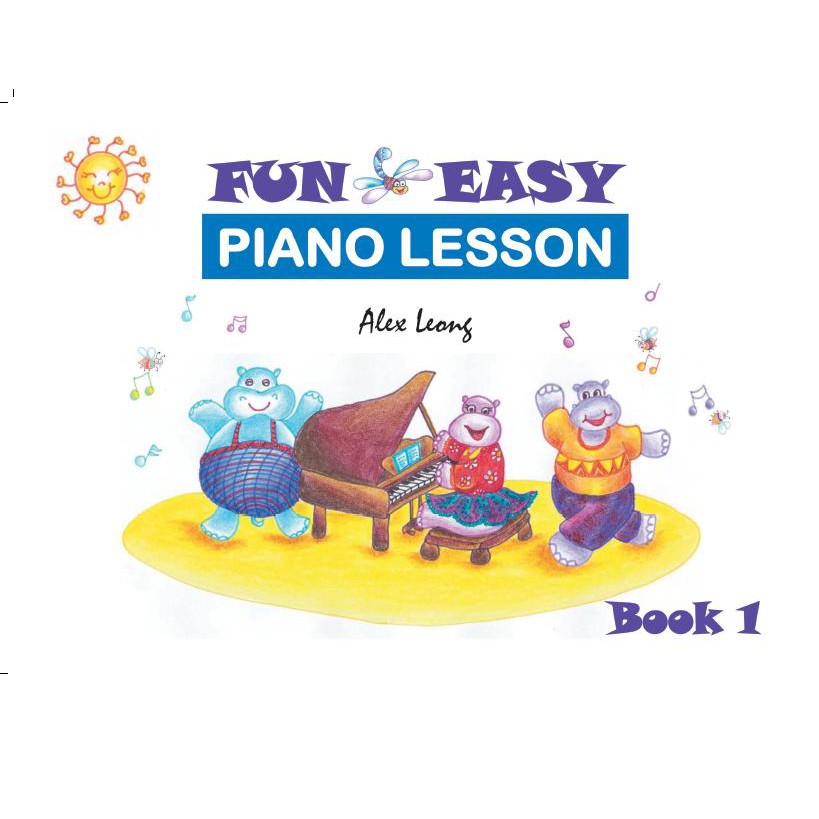 Fun & Easy Piano Lesson Book 1 For Music Beginners (4 years ~ 10 years ...