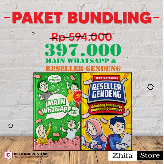 Package Of 2 Books Of God Eka Prayoga- WhatsApp & Reseller Gendeng Play ...