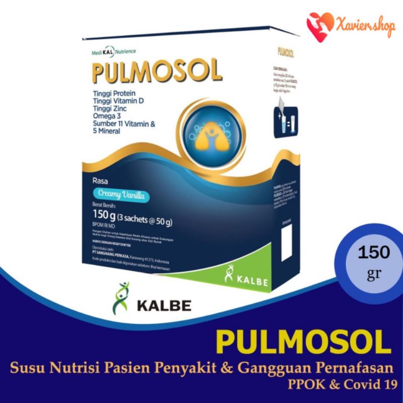 Pulmosol Creamy Vanilla Flavor 150gr - Milk Nutrition For Sufferers ...