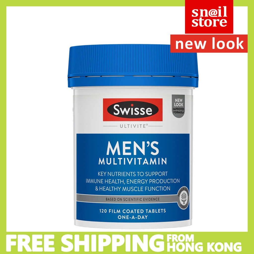 Swisse New Look - Men's Ultivite Multivitamin （EXP 2027）120 tablets | Shopee Philippines