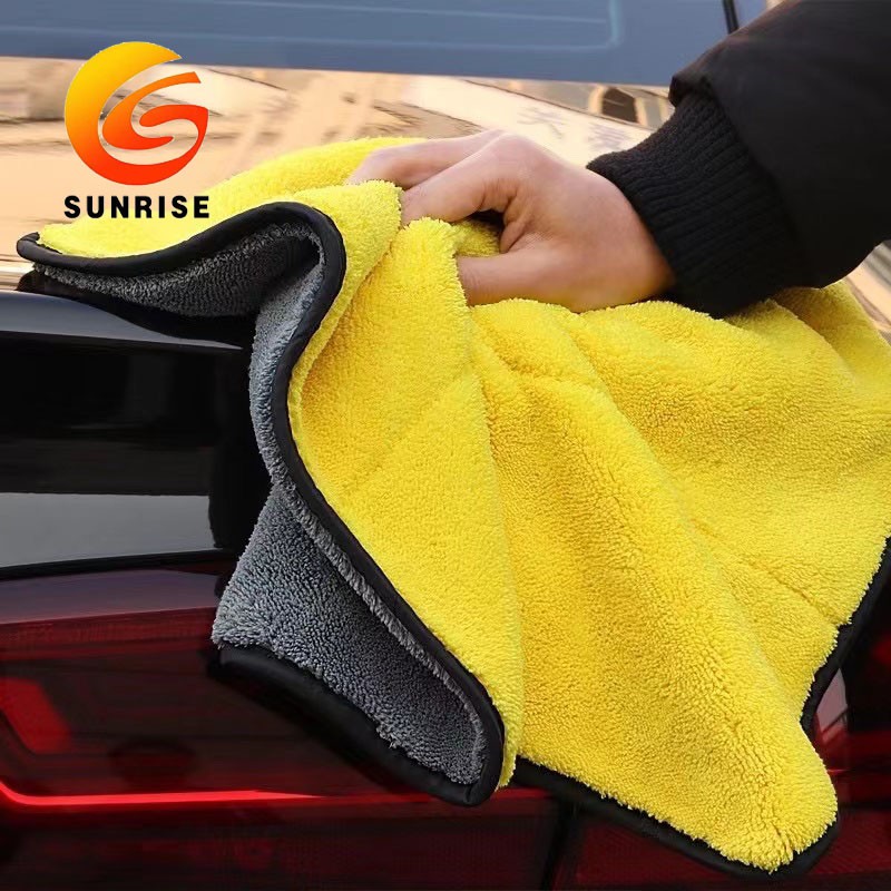 Microfiber car cleaning towel/small car motorcycle glass household ...