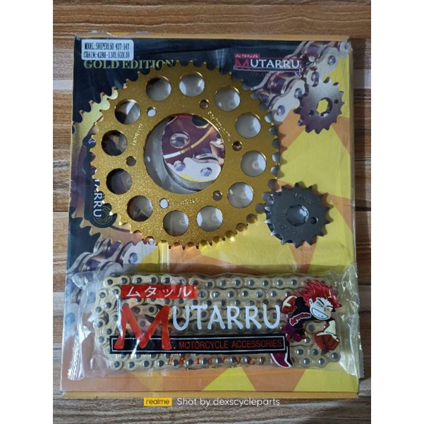 MUTARRU CHAINSET FOR SNIPER 150/155 | Shopee Philippines