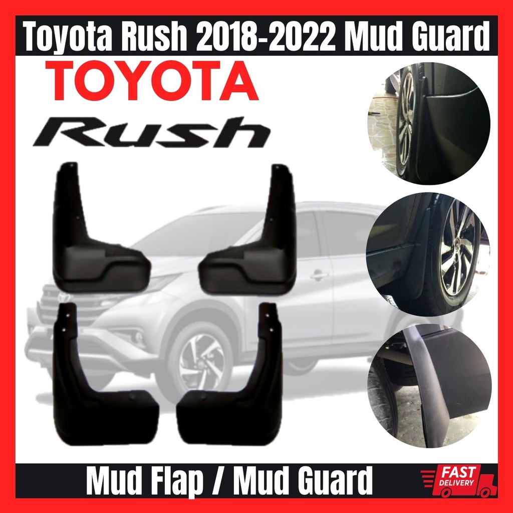 Toyota Rush 2018-2022 Mud Flap / Mud Guard | Shopee Philippines