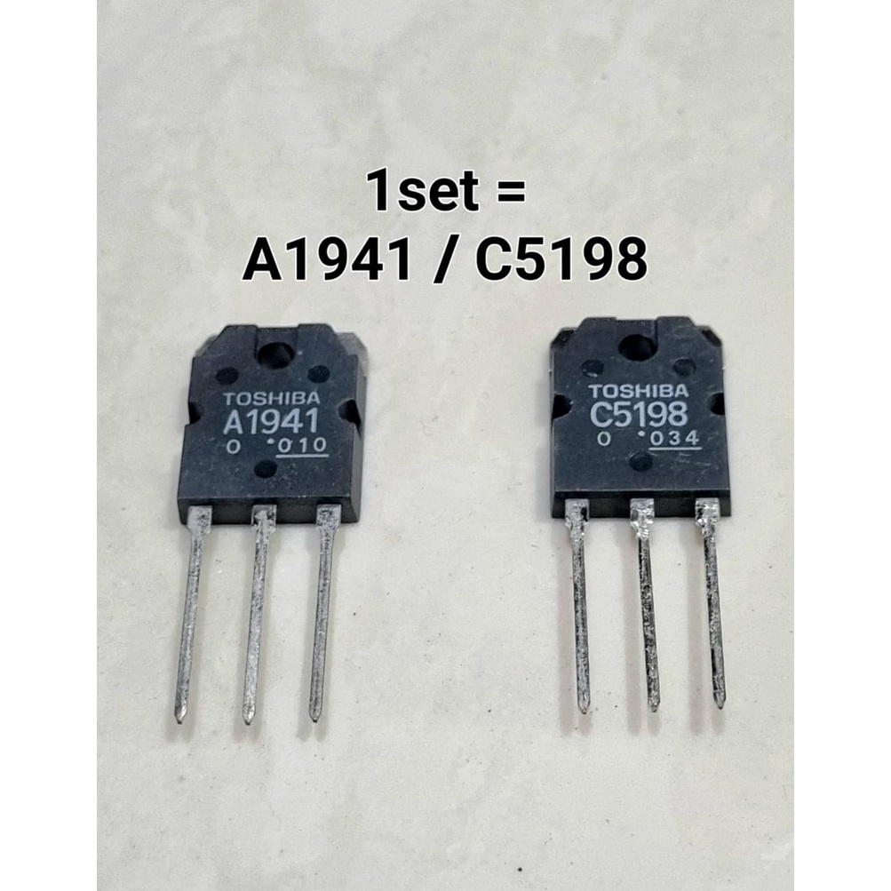 Transistor Toshiba A1941 C5198 set Original Transistor A 1941 C 5198 ...