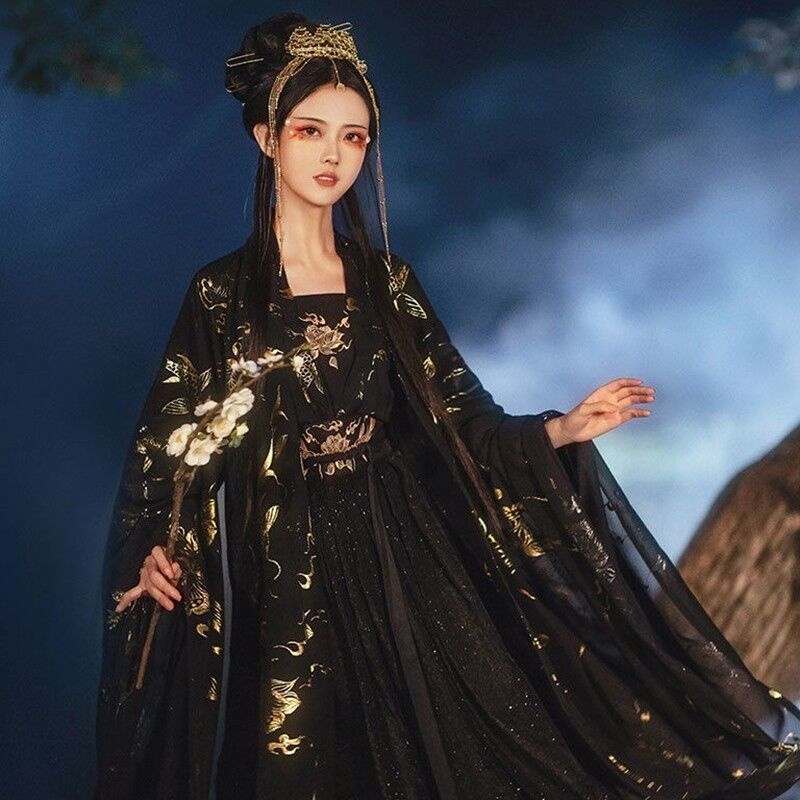 Original Genuine Hanfu Dream Carp Star Fairy Chinese Style Waist-Length ...