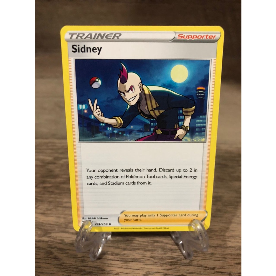 Pokemon TCG (Trainer) Sidney 241/264 (SS8 Fusion Strike) Trading Card ...